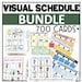 Visual Schedule Cards Bundle | Sensory Tools, Visual Schedule and Daily ...