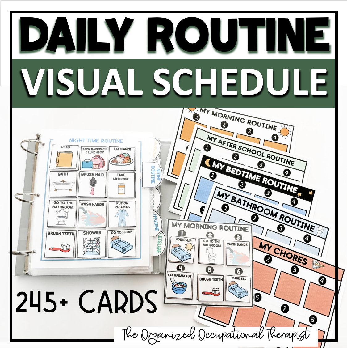 Daily Routine Visual Schedule Cards for Home - Etsy