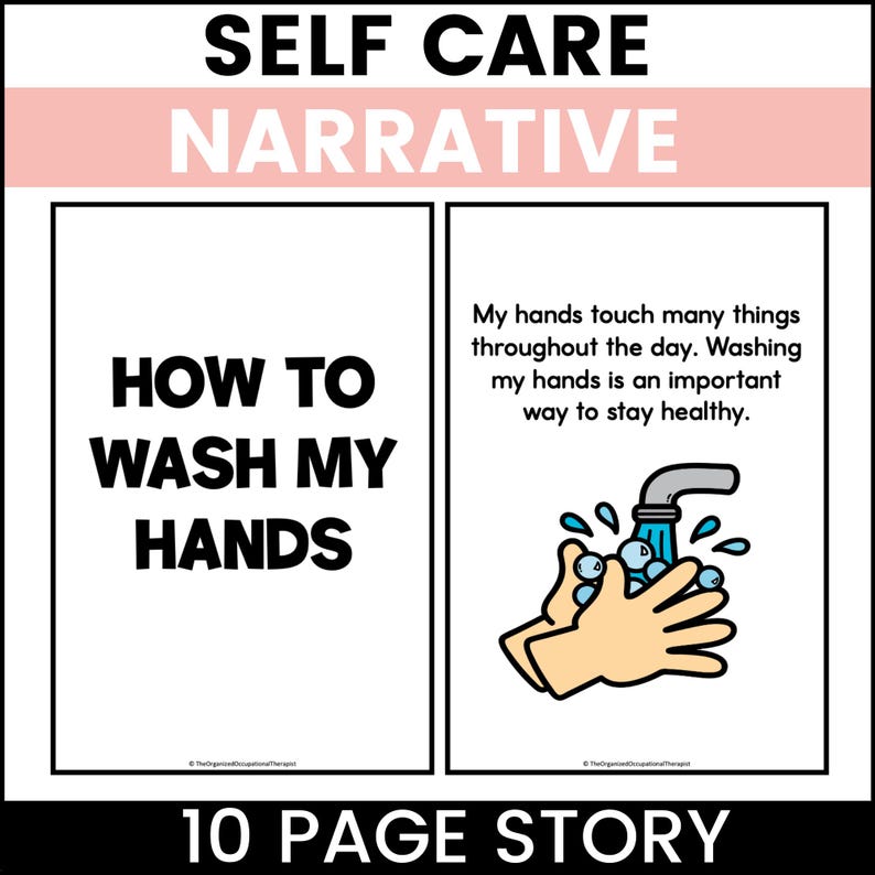Hand Washing Visuals – Kids Hygiene Social Story (digital Download) - Etsy
