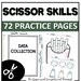 Scissor Skills | Cutting Practice Worksheets | Fine Motor Occupational ...