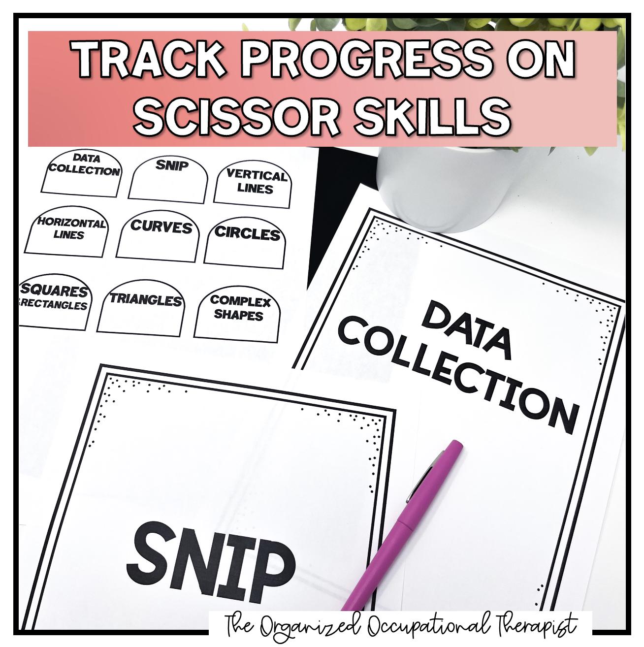 Scissor Skills | Cutting Practice Worksheets | Fine Motor Occupational ...