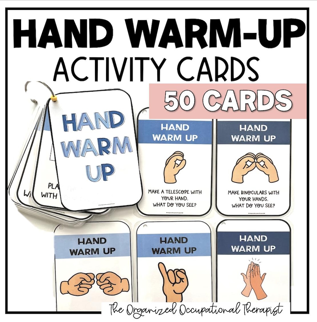 Hand Warm up Exercises | Fine Motor Skills |occupational Therapy ...