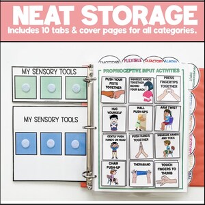 Sensory Tools Visual Cards, Emotions & Calming Activities (digital ...