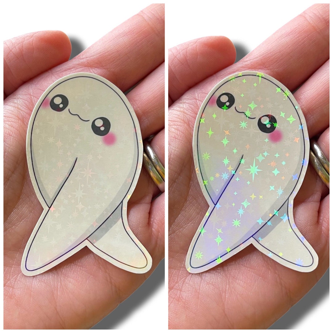 Cute Cryptid Fresno Nightcrawler Holographic Sticker Alien ...