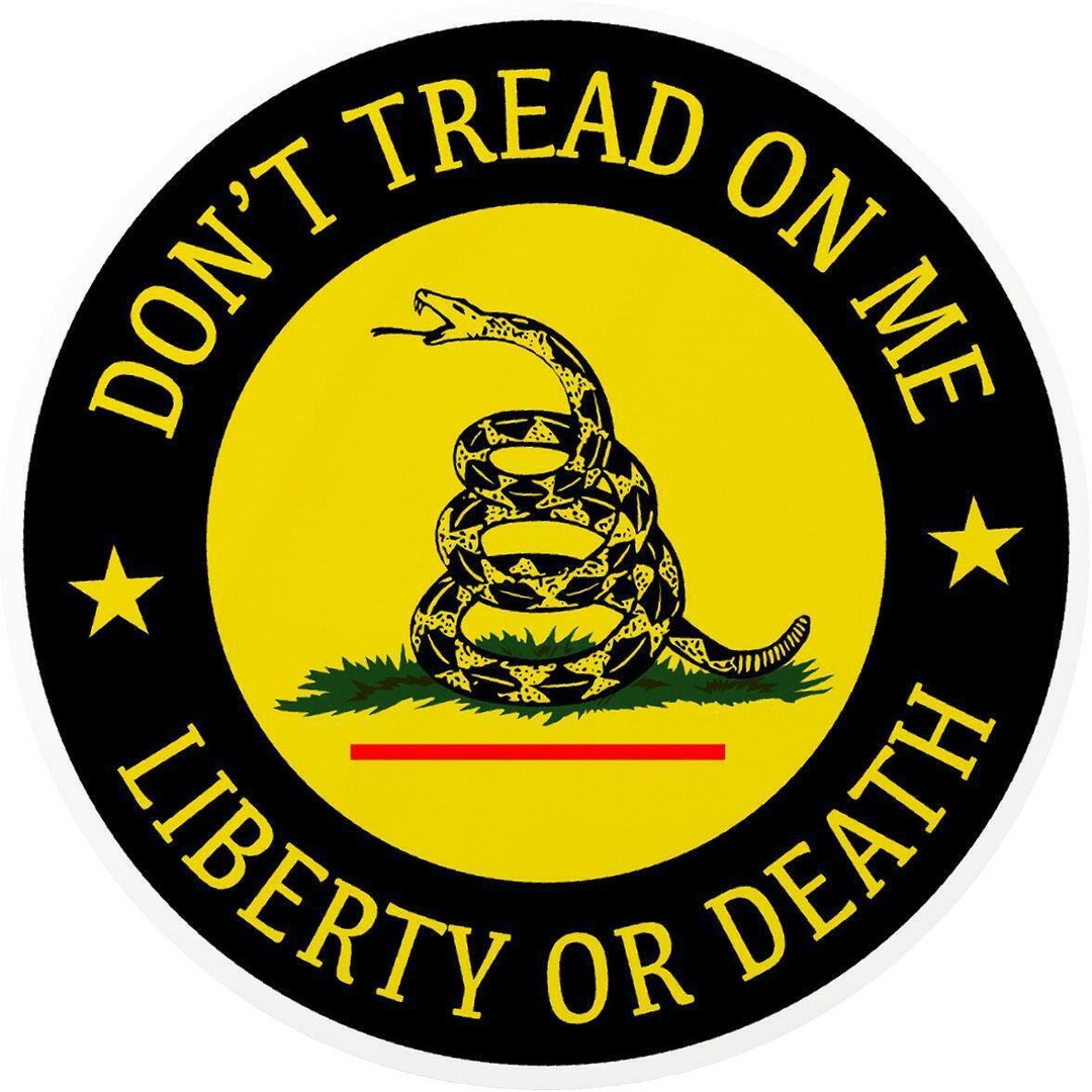 Don't Tread on Me Decal Sticker Laptop Car Window Stickers Gadsden Flag ...