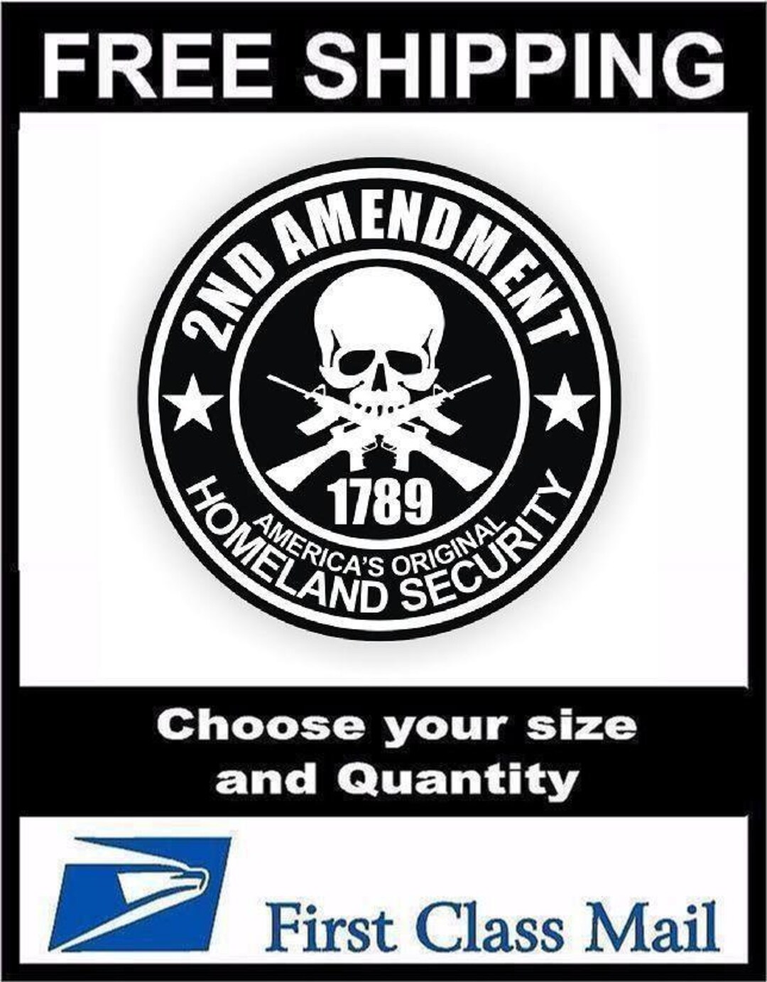 2nd Amendment Hard Hat Sticker, Motorcycle Helmet Welding Decal, 1789 ...
