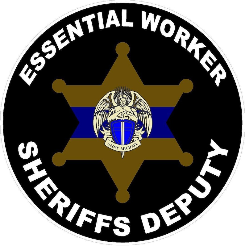 Essential Worker Sheriffs Deputy Decal - Etsy