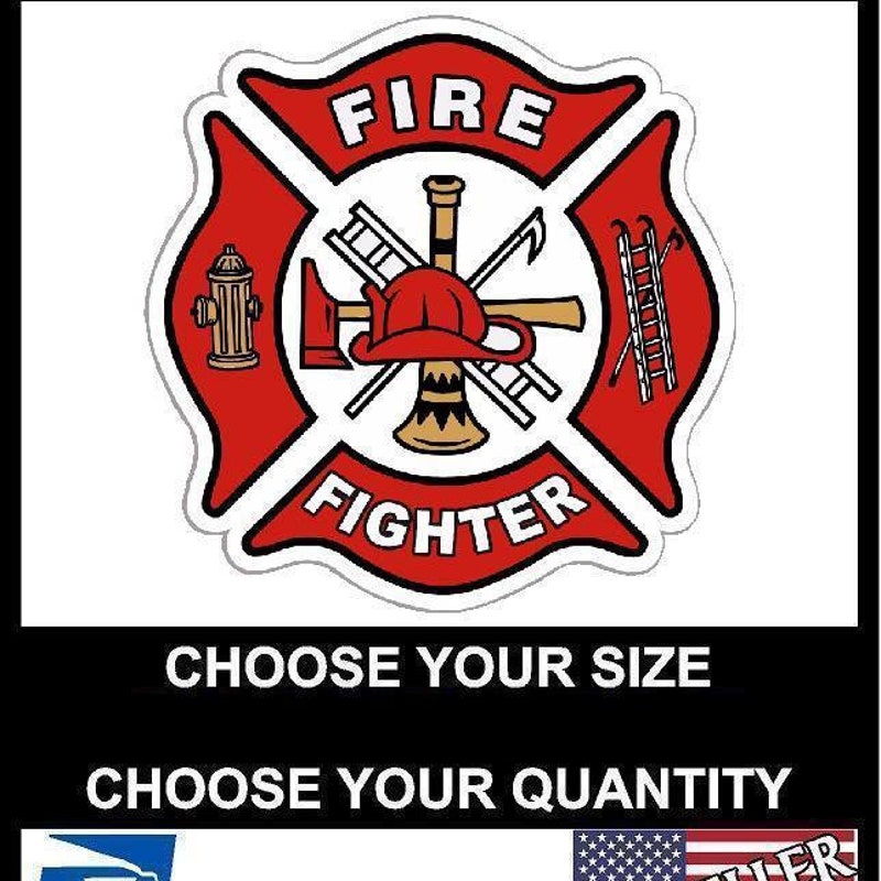 Fire Dept Decal - Etsy