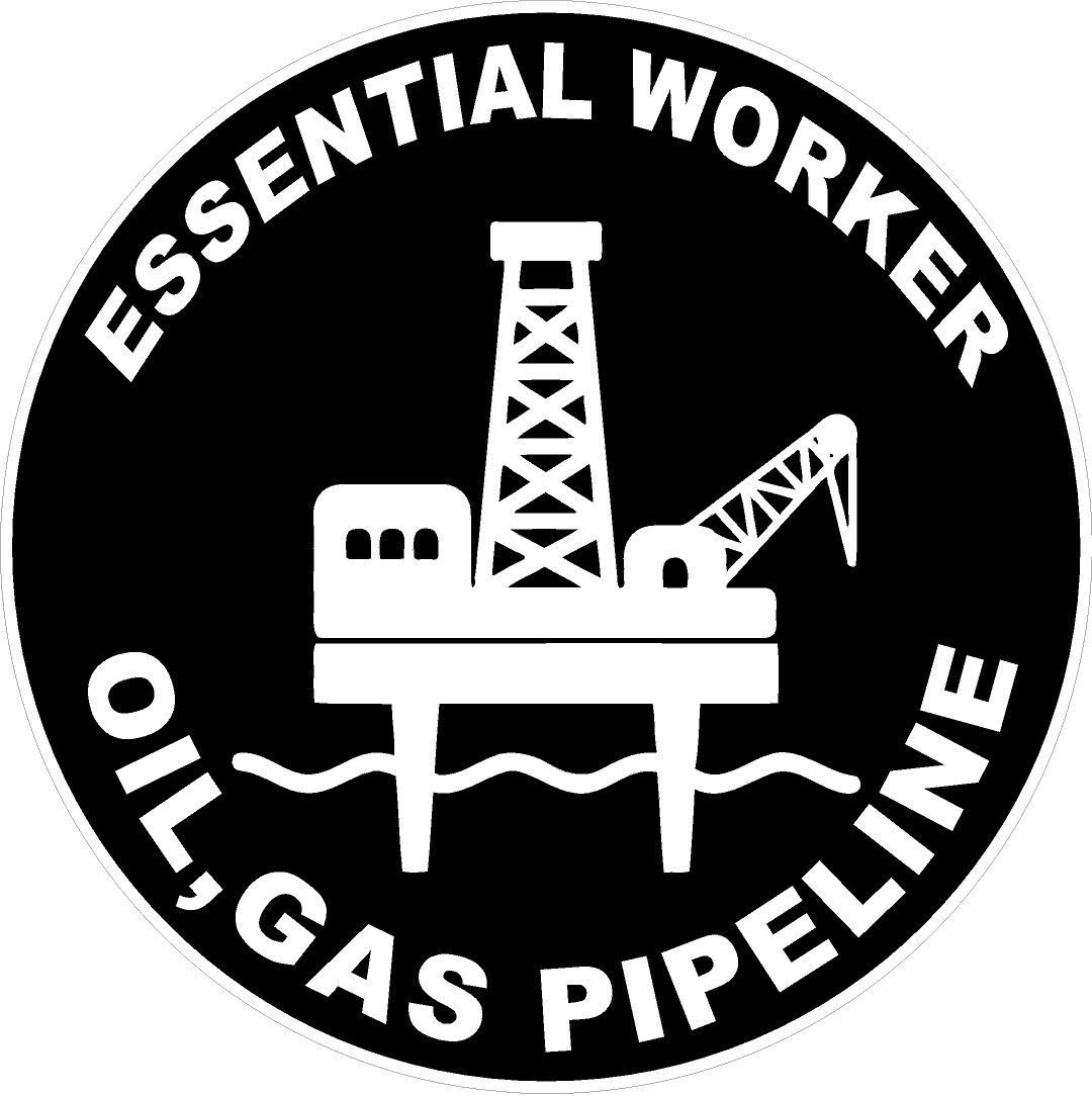Essential Worker Oil, Gas Pipeline Decal - Etsy