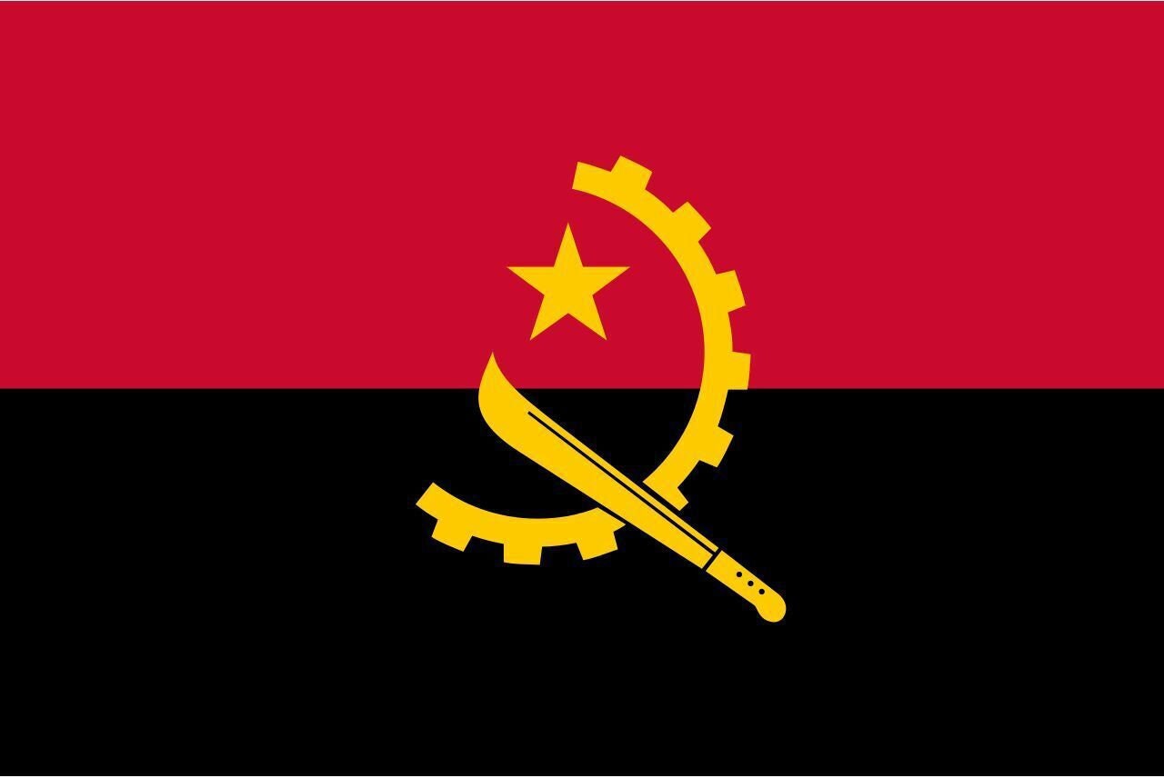 Angola Country Flag, Sticker, Decal, 5yr Vinyl, Country Flag of Angola ...