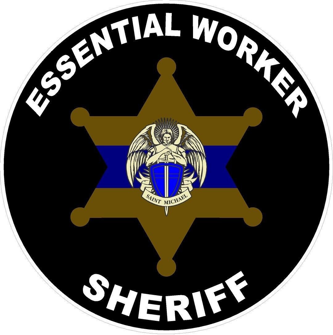Essential Worker Sheriff Decal - Etsy