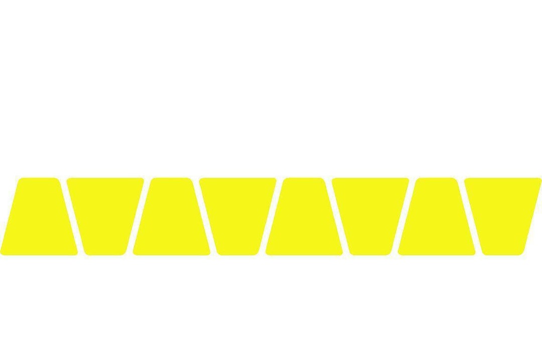 Lime Helmet Tets Tetrahedrons Helmet Sticker Emt Reflective - Etsy