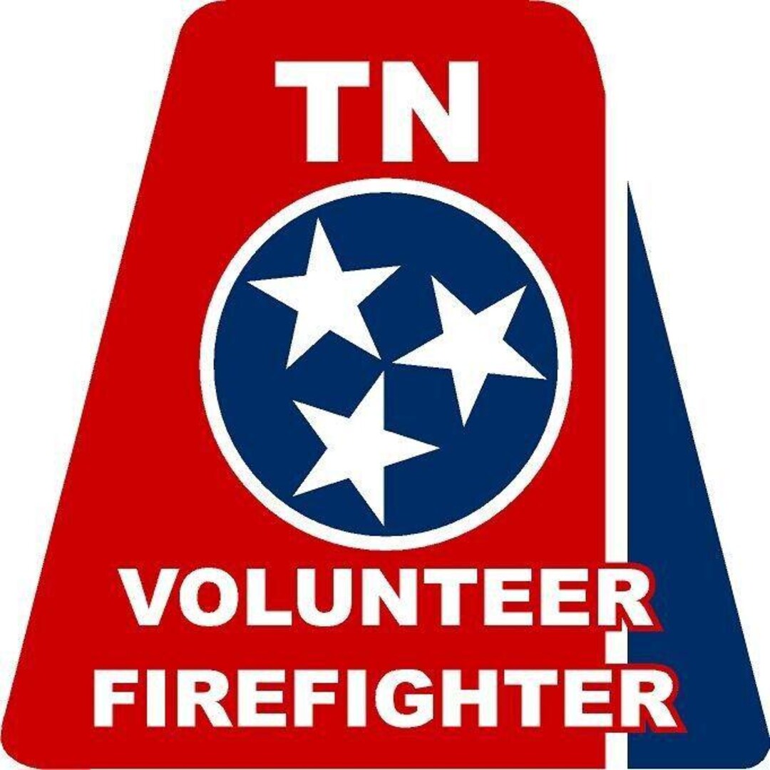 Tennessee Volunteer Firefighter Helmet Tets Tetrahedrons Sticker ...