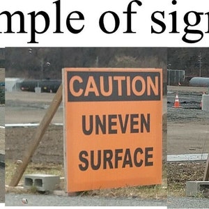 Coroplast Construction Signs - 48" X 48" - Qty 2 - Danger Do Not Enter ...