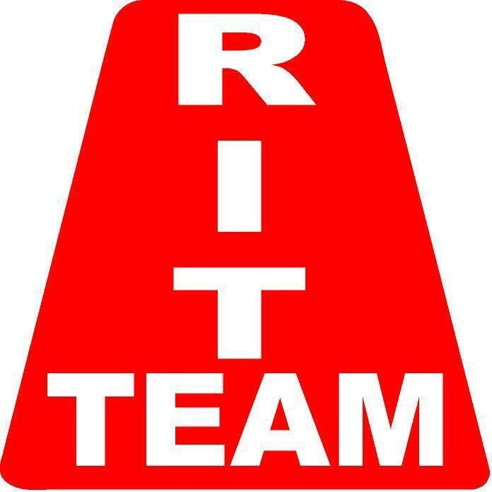 Red Rit Team Helmet Tets Tetrahedrons Helmet Sticker Emt Reflective - Etsy