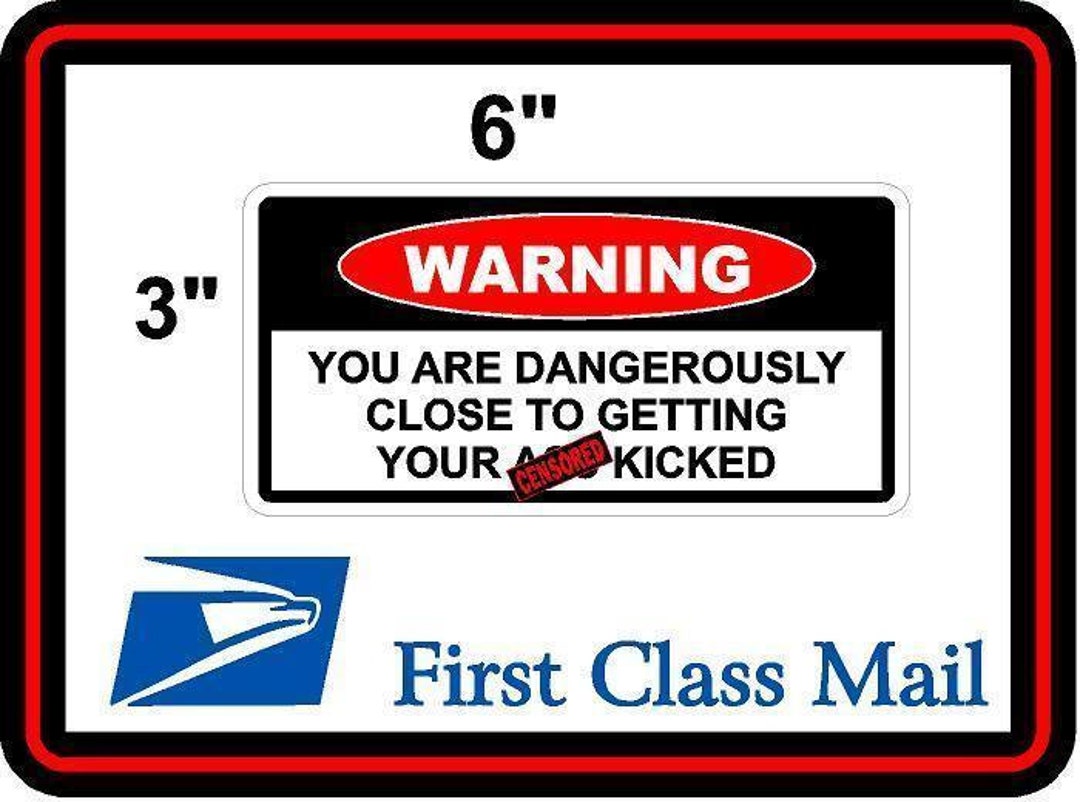 Toolbox Funny Warning Sticker You Are Dangerously Close to Getting Your ...