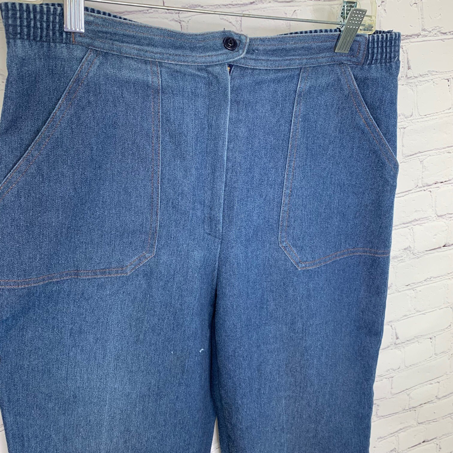 Vintage KORET City Blues Hi Rise Mom Jeans W/ Elastic Waist - Etsy