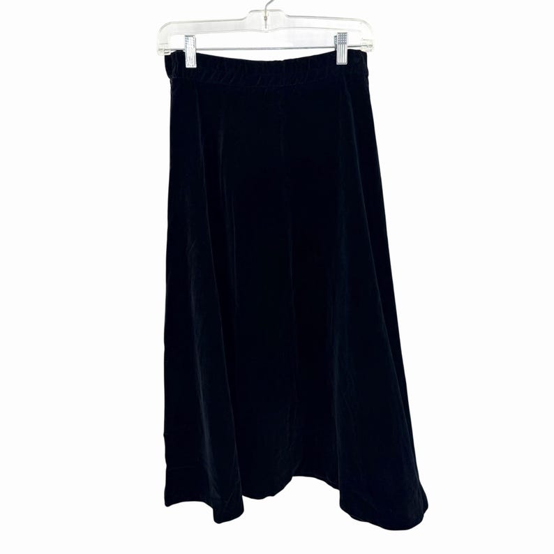 Vintage Aldoni BLACK VELVET A-line Midi Skirt - XS - Holiday Formal - Etsy