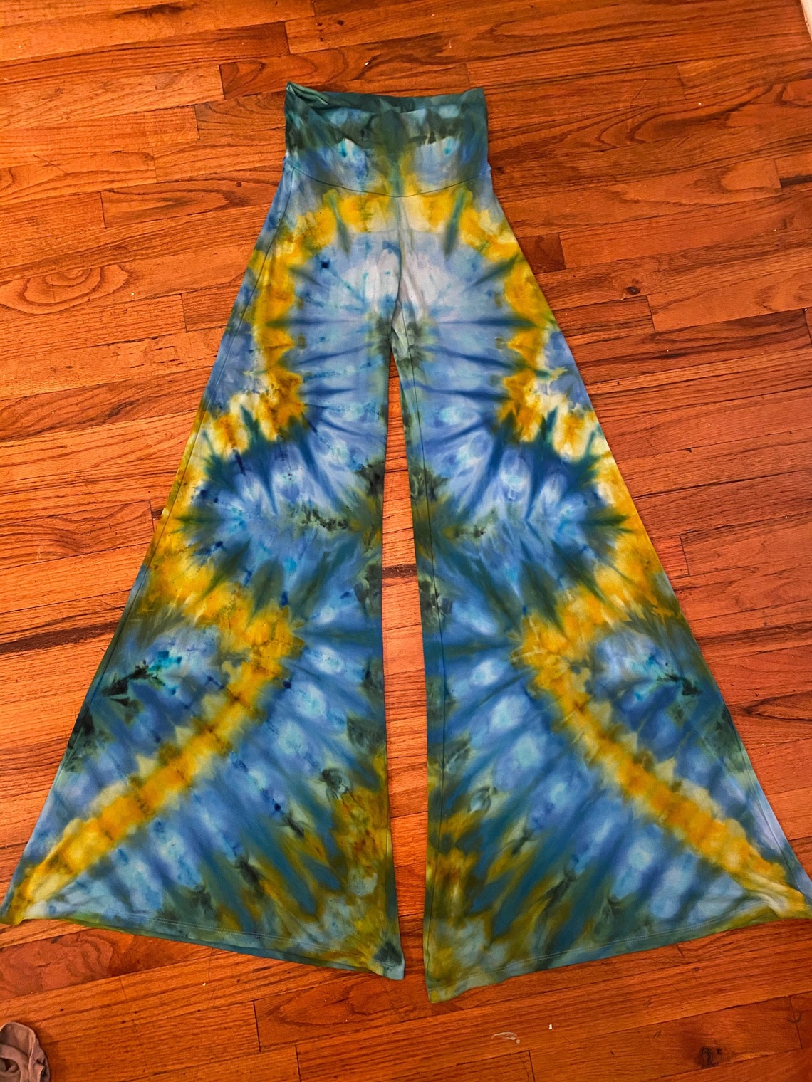 Tie Dye Bell Bottoms Etsy