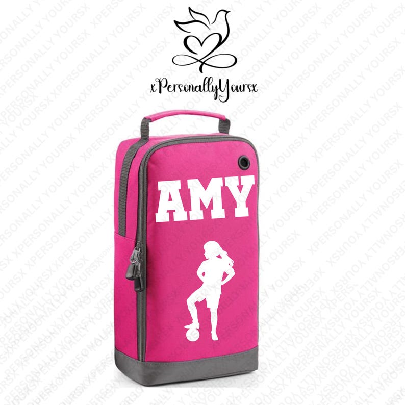 Personalised Football Boot Bag With or Without Drinks Bottle Boys Girls ...