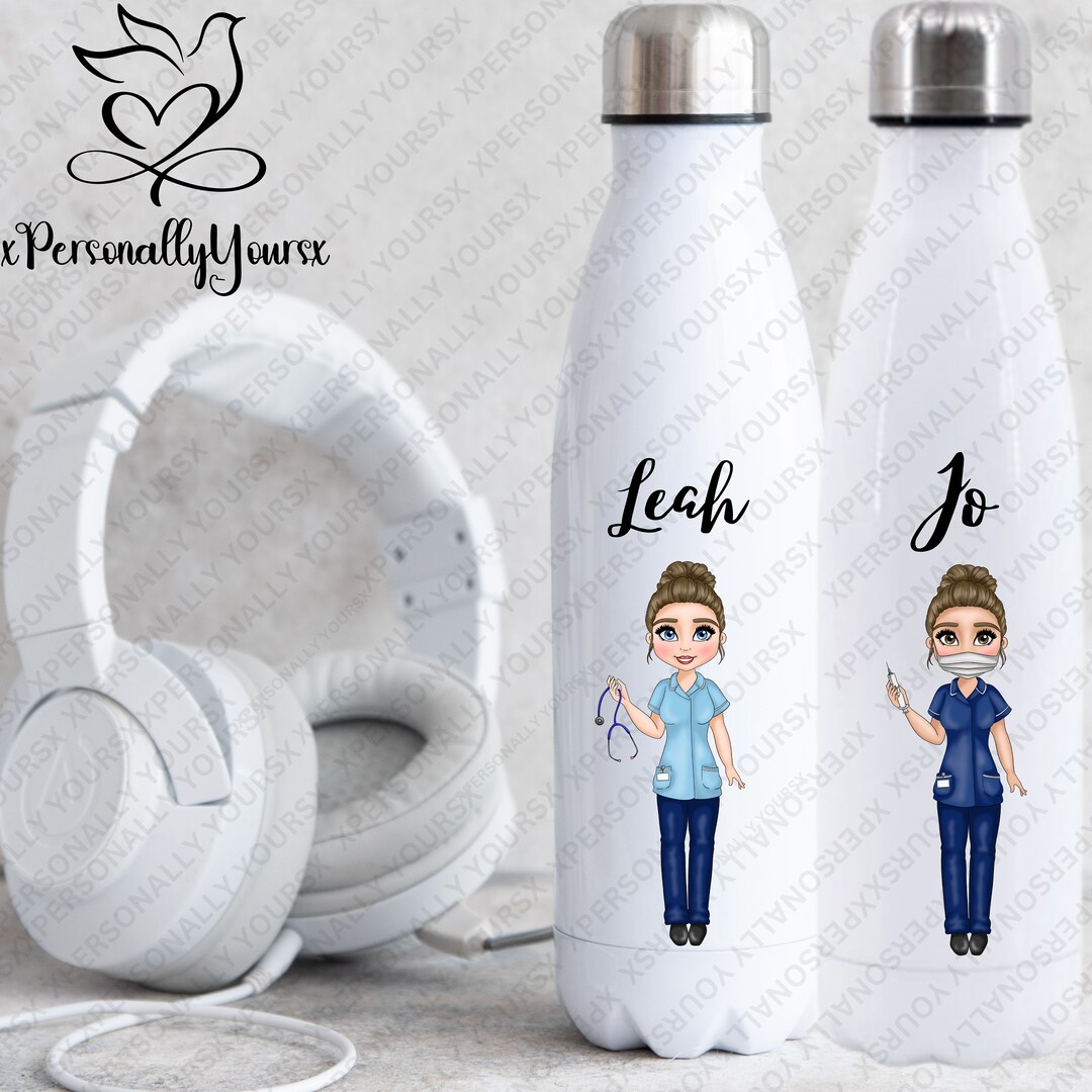 Personalized Nurse Water Bottle, Custom NHS Gift - Etsy UK
