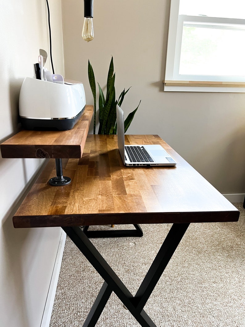 Wood Desk Heavy Duty Table Farmhouse Coffee Table Modern - Etsy