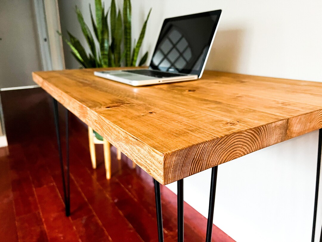Wood Desk Heavy Duty Table Reclaimed Wood Farmhouse Coffee Table Modern ...