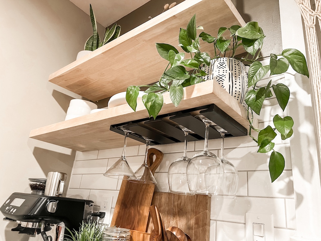 Modern Floating Shelf/shelves | Pantry Shelves | Bathroom & Kitchen ...