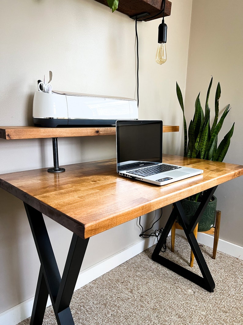 Wood Desk Heavy Duty Table Farmhouse Coffee Table Modern - Etsy