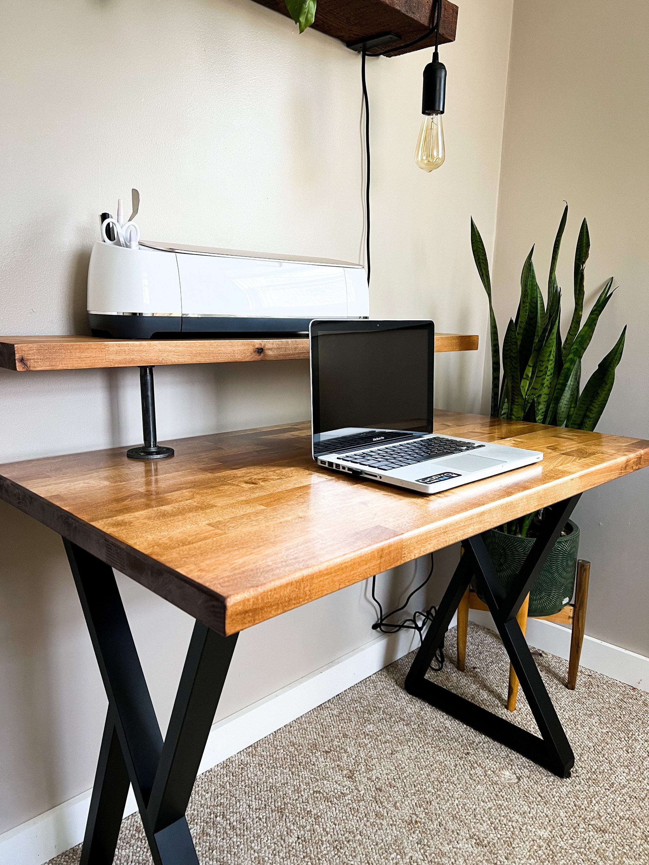 Wood Desk Heavy Duty Table Farmhouse Coffee Table Modern - Etsy