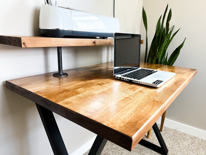 Wood Desk Heavy Duty Table Farmhouse Coffee Table Modern - Etsy
