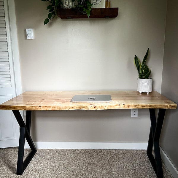 Live Edge Desk Top - Etsy