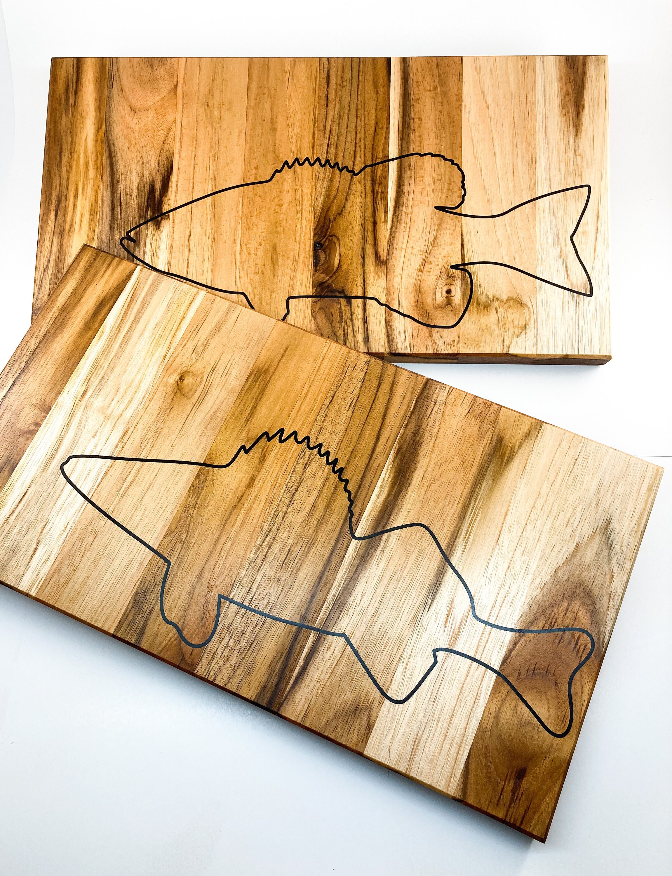 Fishing Cutting Board Walleye Smallmouth & Largemouth | Etsy