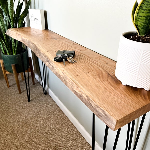 Live Edge Console - Etsy