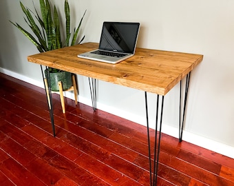 Wood Desk Heavy Duty Table Farmhouse Coffee Table Modern - Etsy