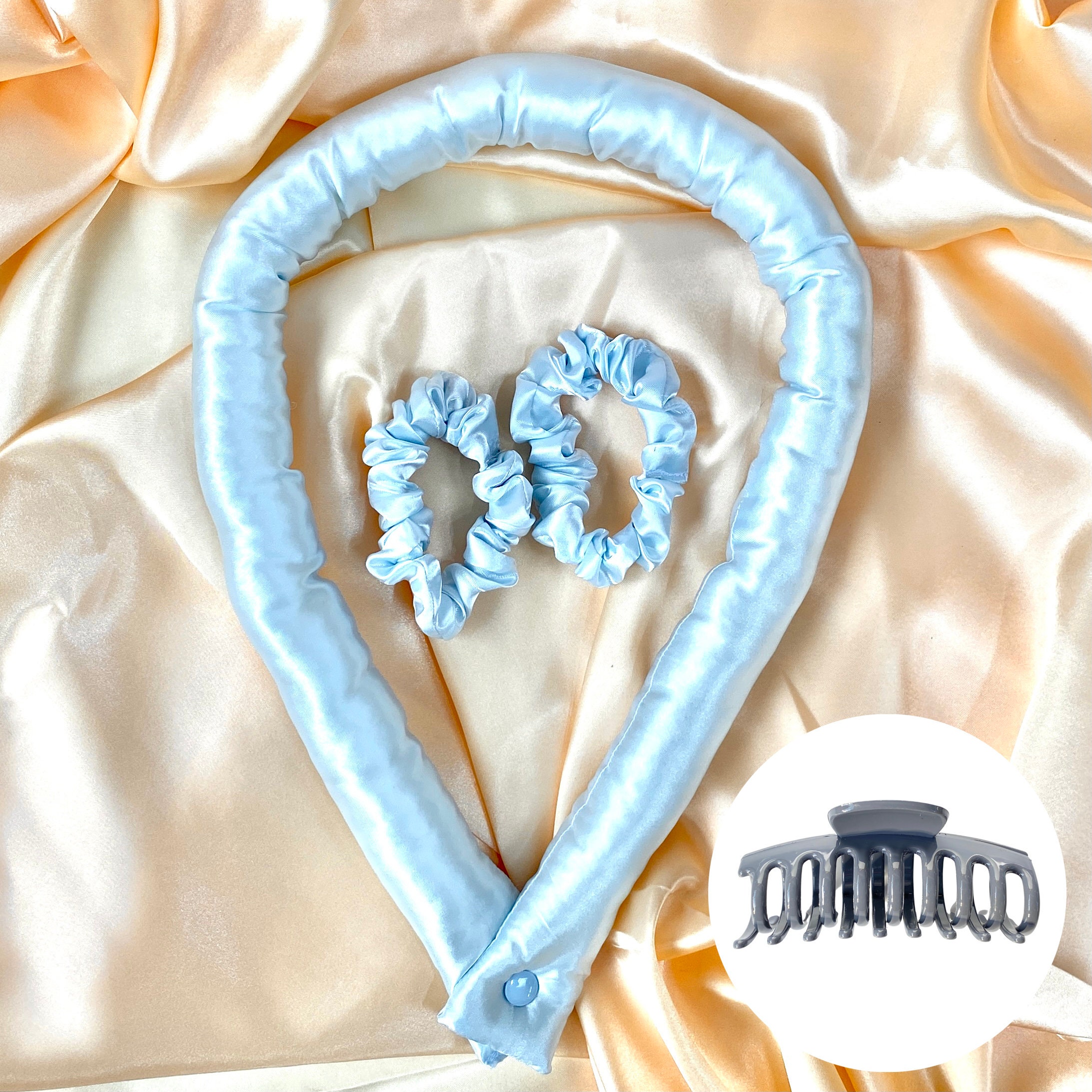 Heatless Curls Silky Hair Curling Ribbon With 2 Matching Satin - Etsy