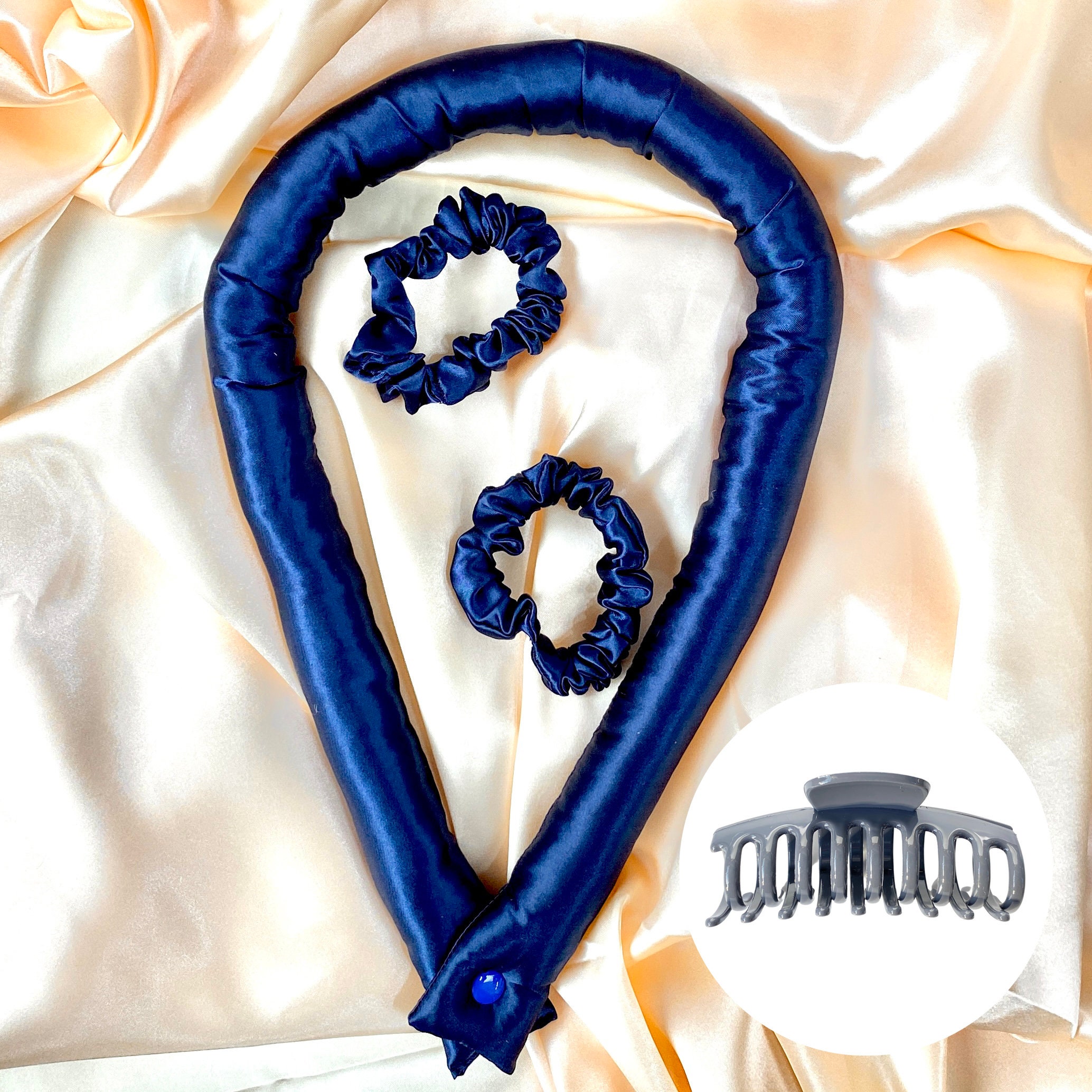 Heatless Curls Silky Hair Curling Ribbon With 2 Matching Satin - Etsy