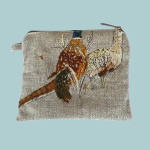 Coin Purse Fabric Zipper Bag 100% Cotton Keychain Pouches - Etsy