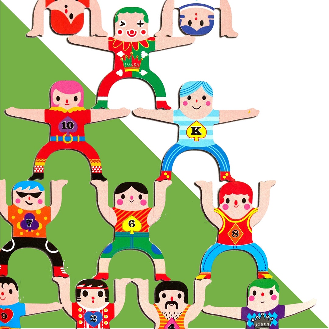 Balancing Blocks Game Stacking Figures Toys for Kids Family - Etsy