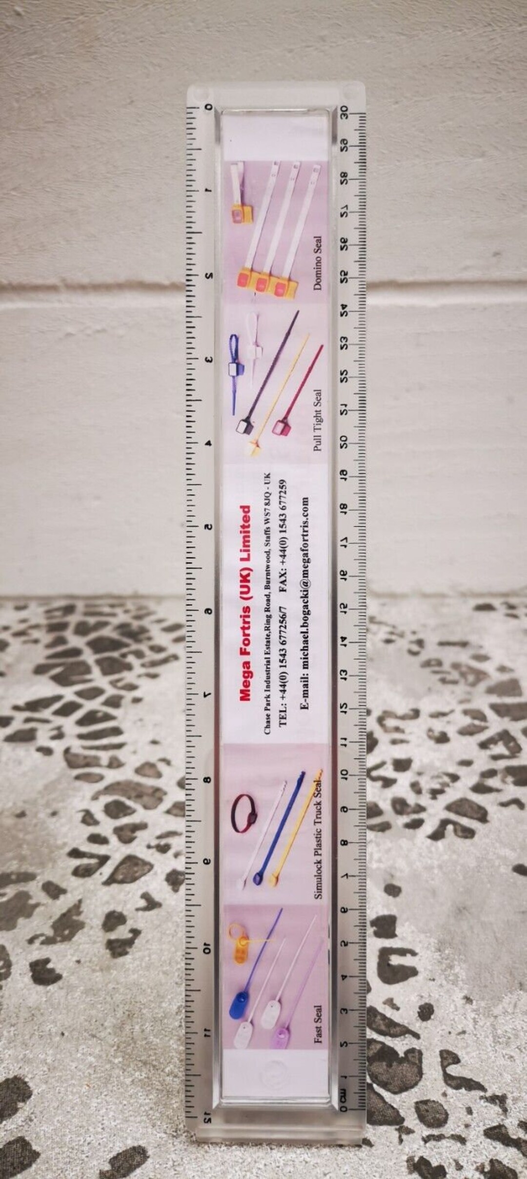 Mega Fortris UK Limited Security Seals 30cm Ruler 20 - Etsy UK