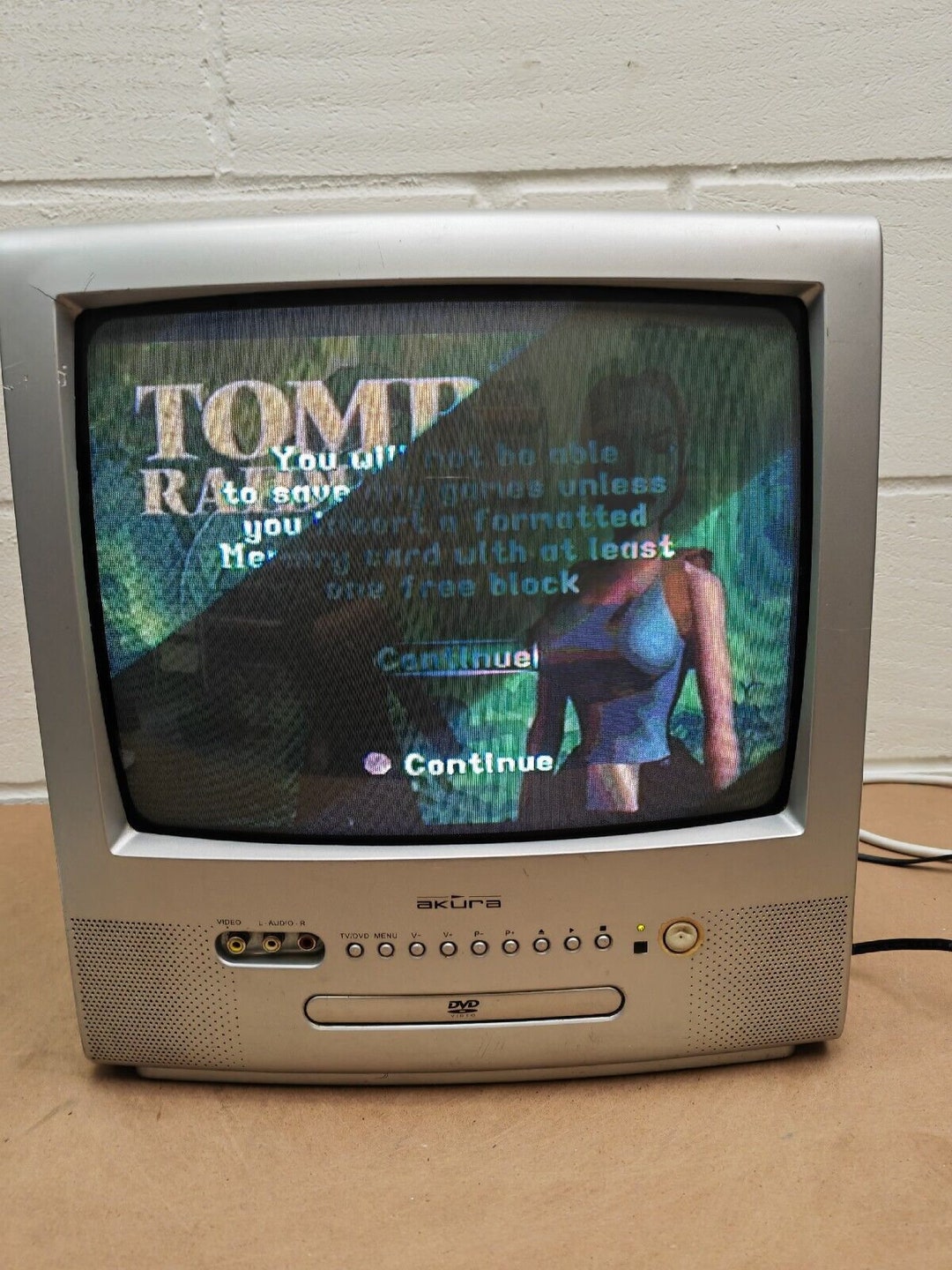 Akura AODV151R-S CRT 14 CRT Tv DVD Combo Retro Silver - Etsy