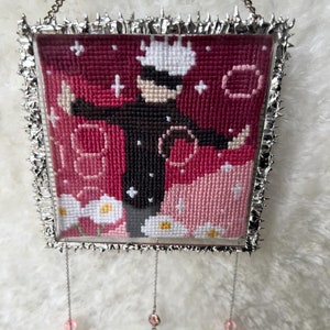 Jujutsu Kaisen Sotaru Gojo Handmade Cross-stitch Art Piece - Etsy