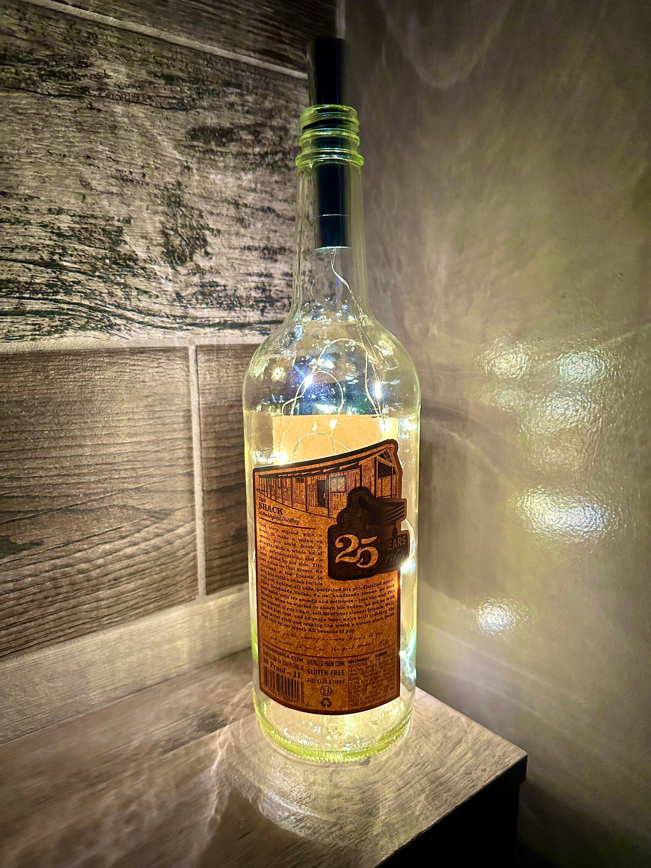 Tito’s Light up Bottle - Etsy