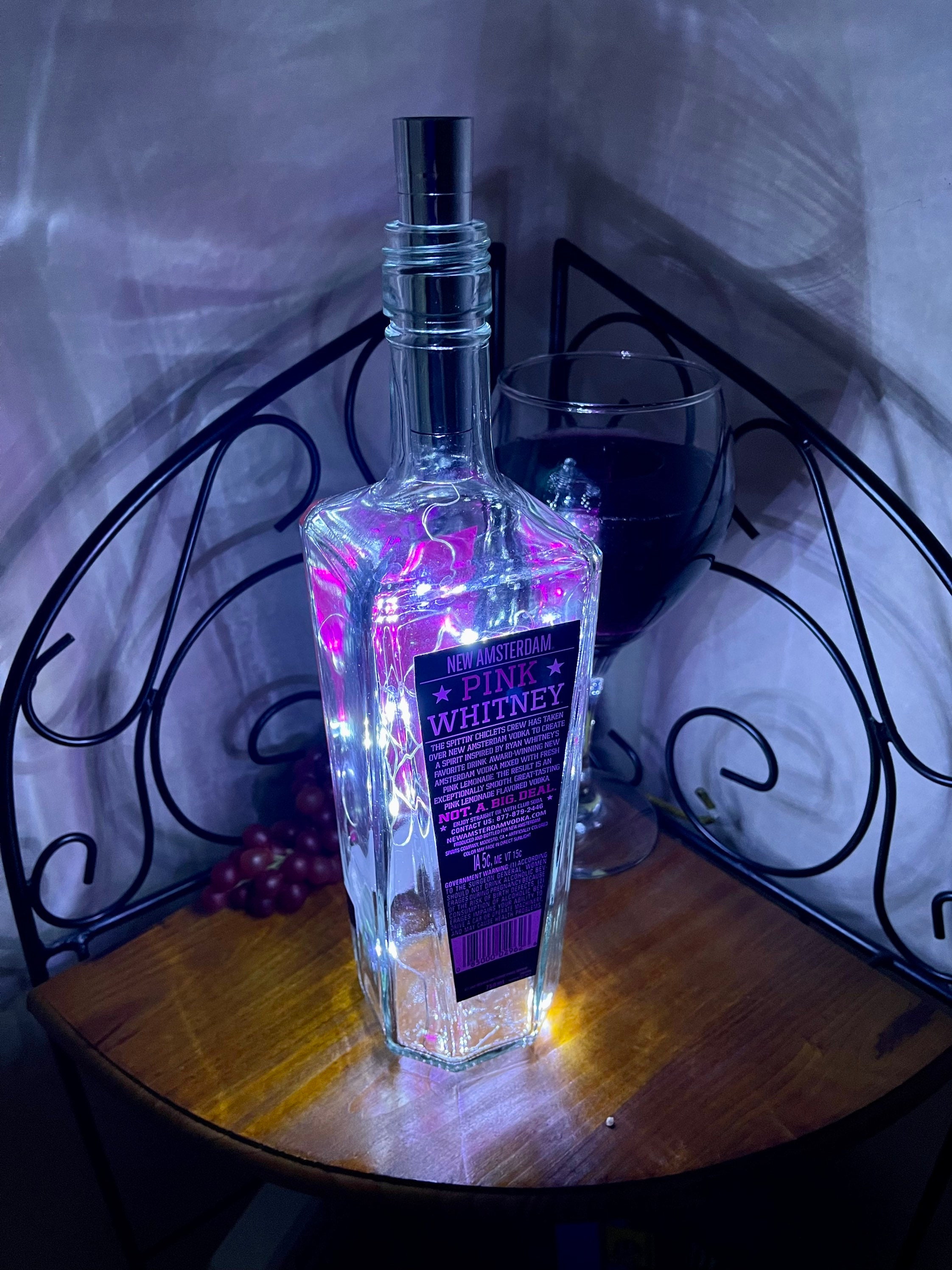 Pink Whitney Light-up Bottle - Etsy