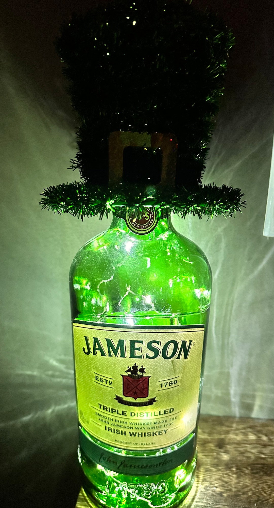 Jameson Light-up Whiskey Bottle - Etsy