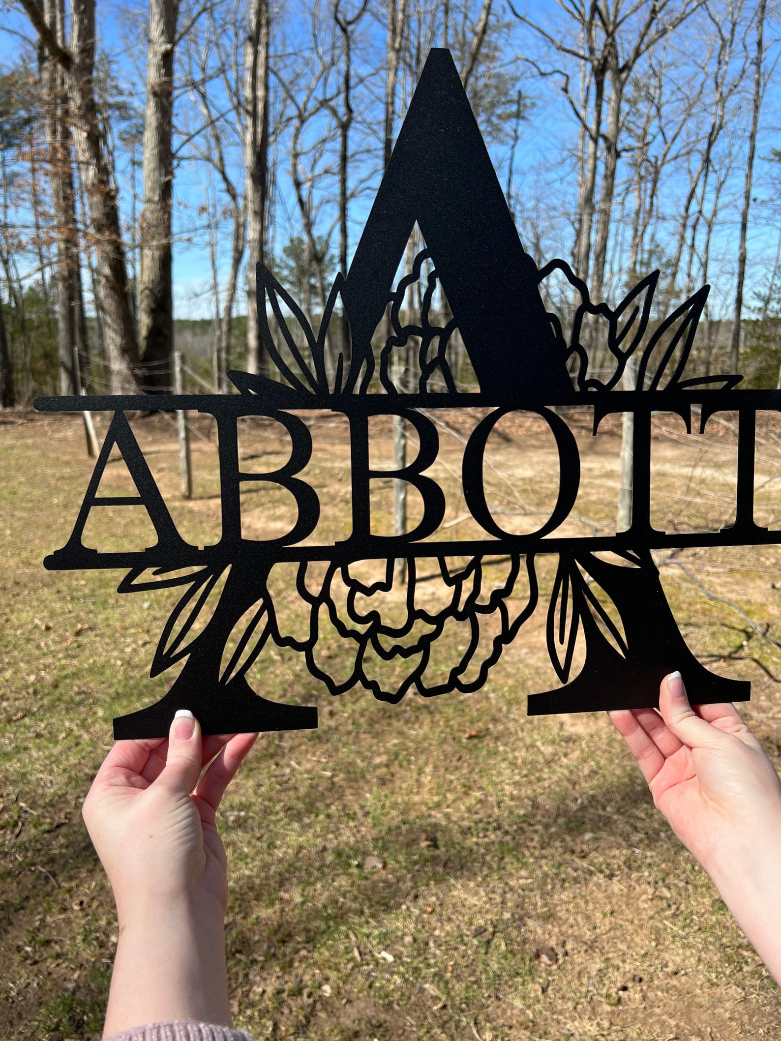 Custom Metal Signs | Monogram Wall Decor | Metal Wall Art | Last Name ...