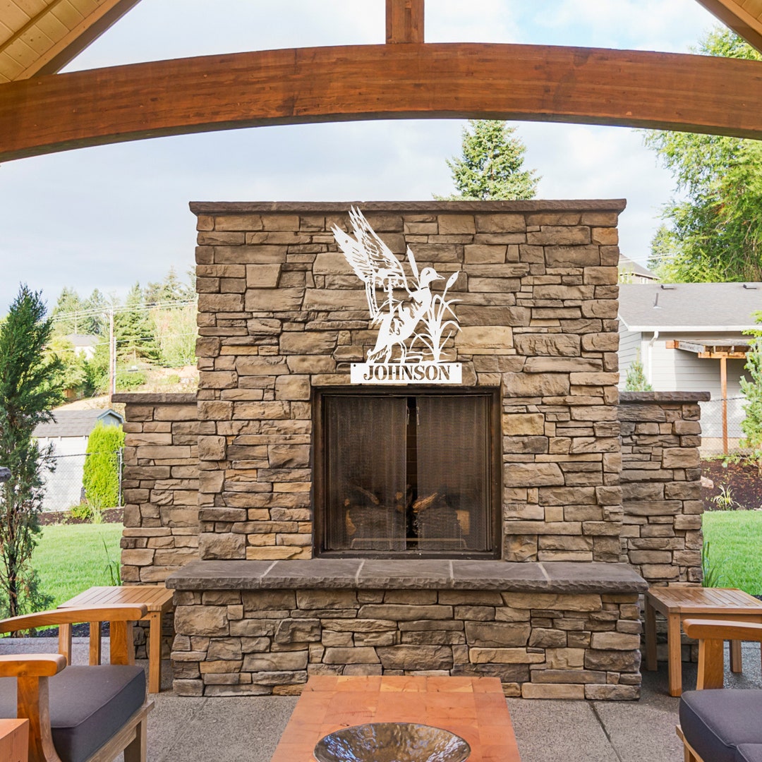 Duck Hunting Name Sign Metal Porch Sign Outdoor Sign - Etsy