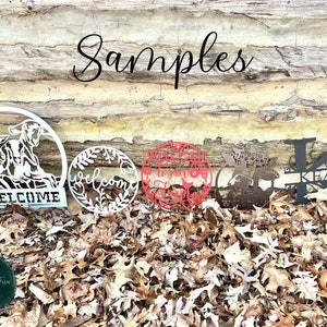 Custom Deer Home Address Sign ~ Metal Porch Sign, House Number Sign ...