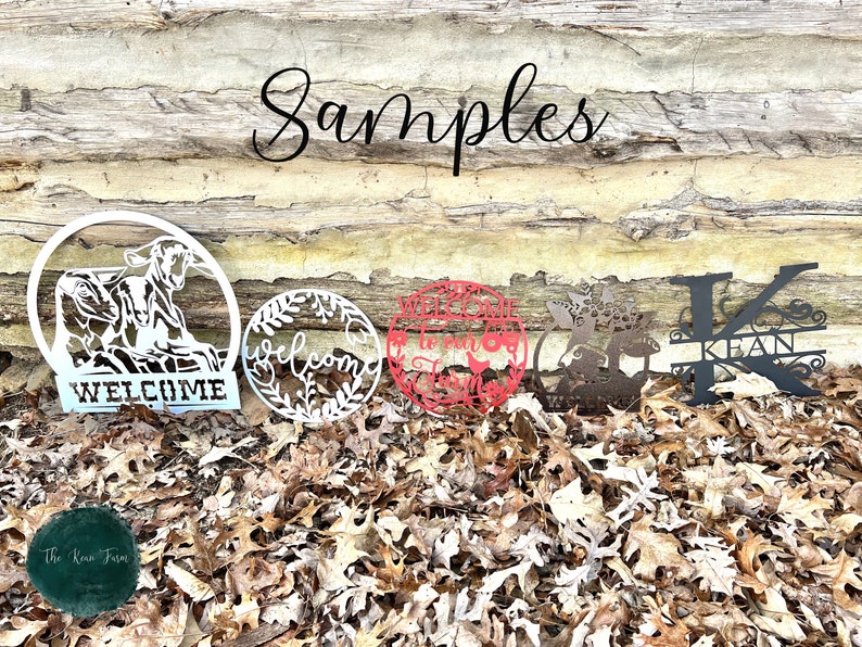 Welcome Cowboy Sign ~ Metal Porch Sign | Metal Gate Sign | Farm ...