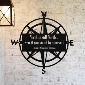 North is Still North ~ Metal Porch Sign | Metal Gate Sign | Entrance ...